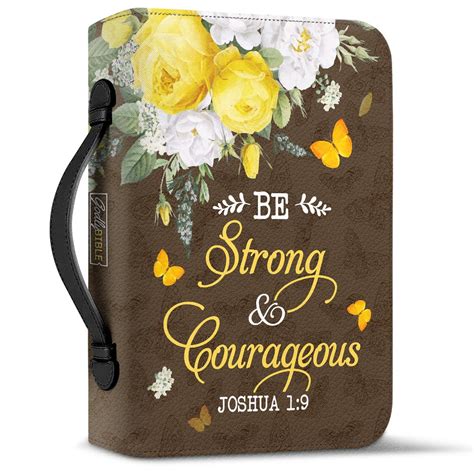 Be Strong And Courageous Joshua 1 9 Butterfly Flower Nnrz1811002y Bibl