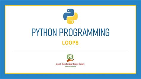 Python Programming 9 Loops In Python Python Programming In Tamil