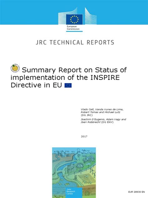 Inspire Implementation Repor Pdf Metadata Data