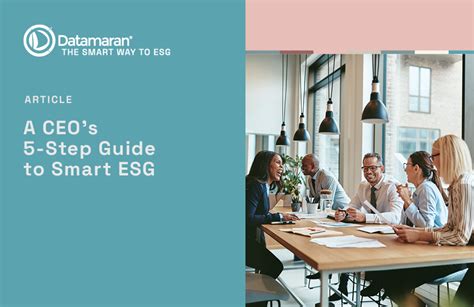 A Ceos 5 Step Guide To Smart Esg