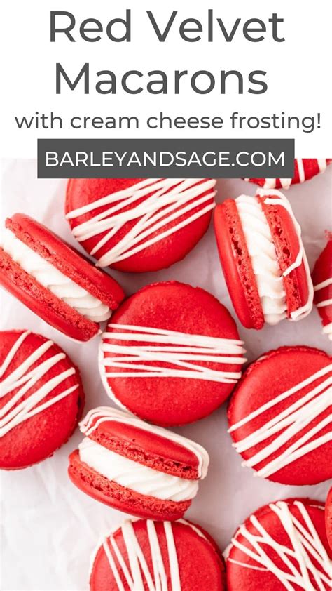 Red Velvet Macarons Recipe Artofit