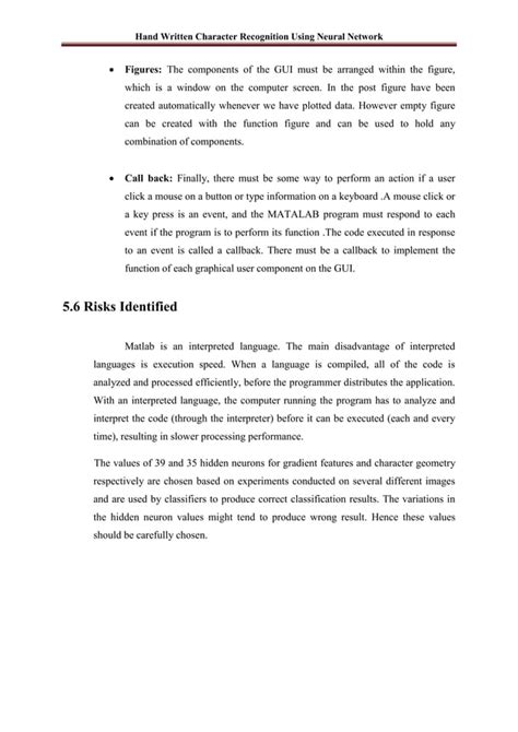 Hand Written Character Recognition Using Neural Networks Docx