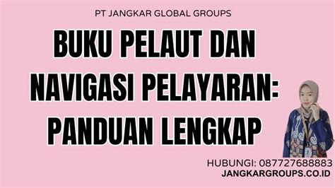 Buku Pelaut Dan Navigasi Pelayaran Panduan Lengkap Jangkar Global Groups