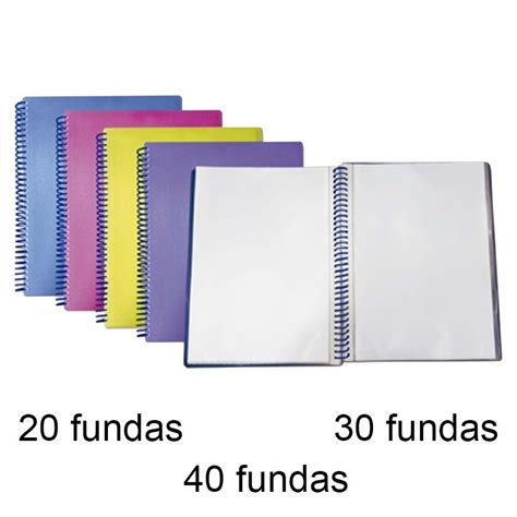Carpetas De Fundas Con Espiral