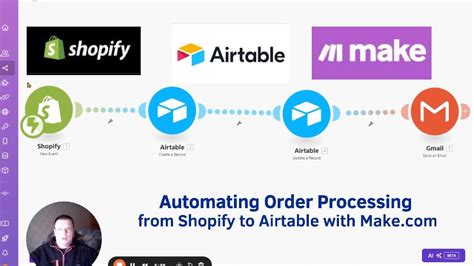 Automating Order Processing From Shopify To Airtable With