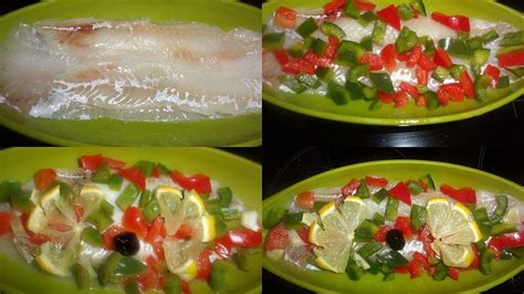 Recette de Filet d églefin aux poivrons citron par cuisinette