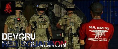 Devgru Squadrons Red Gold Black Blue Silver Members 2023