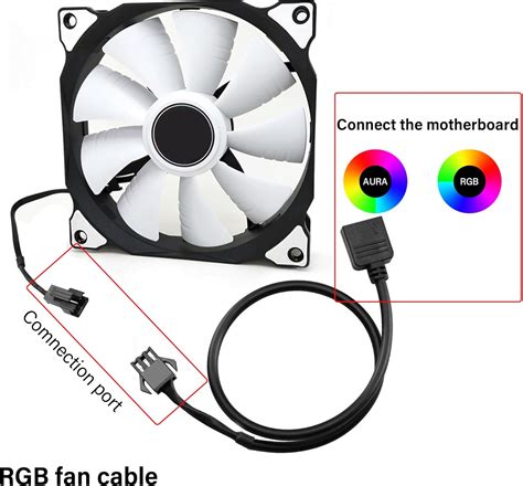 Gintooyun Cable De Extensión Rgb Cable Adaptador De Conector Argb