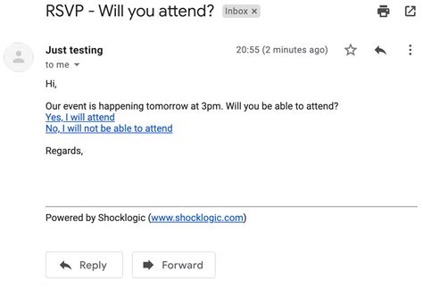 Creating And Sending An RSVP Add Activities In Bulk Via Email Shocklogic