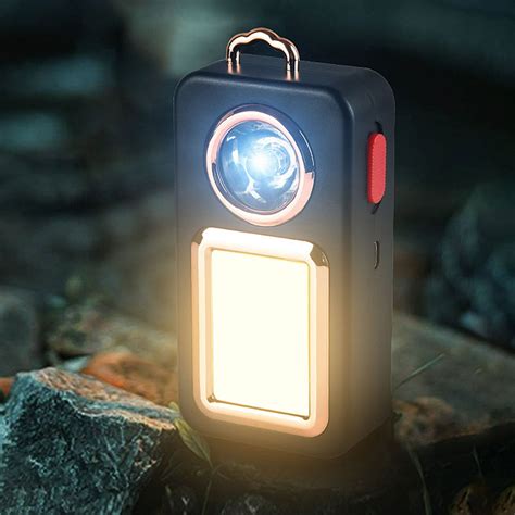 Lámpara De Camping Lámpara Pesca Usb Carga Led Led Cob Mecha Para