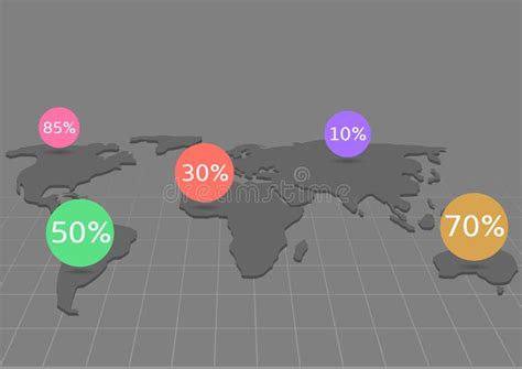 World Map Infographic Stock Vector Illustration Of Option 65076231