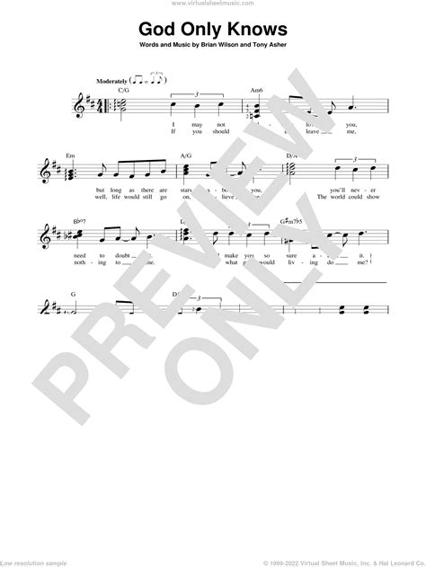 God Only Knows Guitar Chords