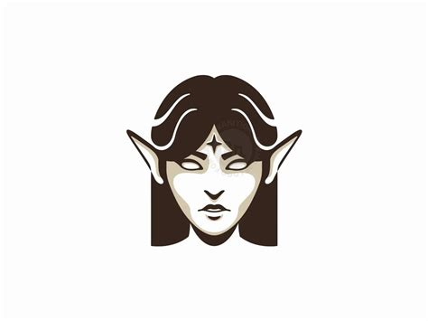 Female Elf Logo Branition