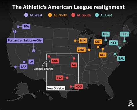 Projecting What Mlb Realignment Might Look Like With Expansion On The