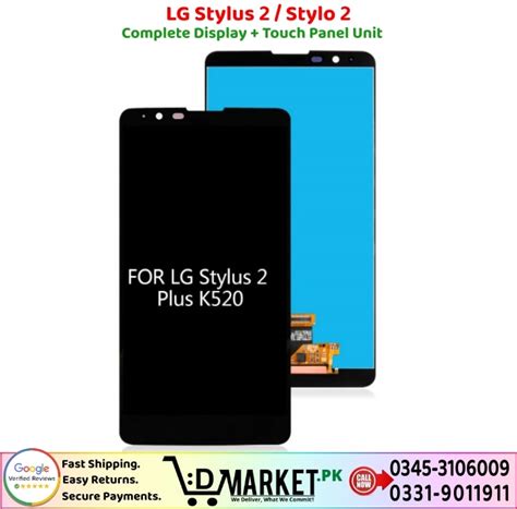 Lg Stylus Stylo Lcd Panel Unit Combo Exclusive