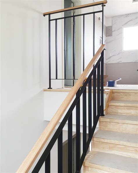 전원주택 계단핸드레일 손잡이 공사 계단난간대 네이버 블로그