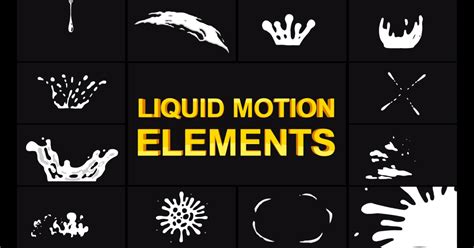 Liquid Motion Elements Pack 시각 효과 Unity Asset Store