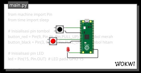 Tugas Button Menambahkan Lampu Menyala Wokwi Esp32 Stm32 Arduino