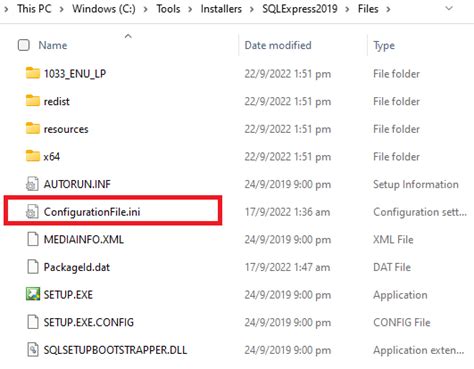 how to install sql server 2019 express from intune labdemo