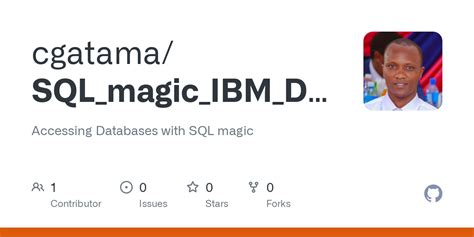 GitHub - cgatama/SQL_magic_IBM_DB2: Accessing Databases with SQL magic