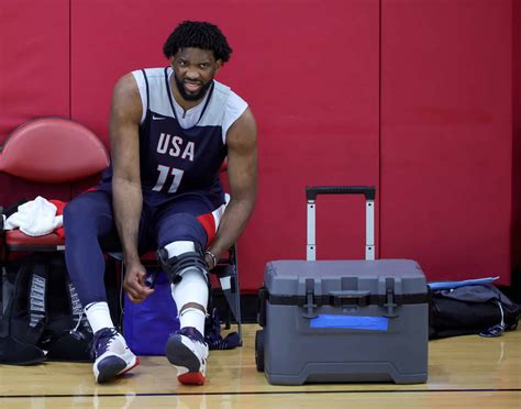 Joel Embiid Shows Off Impressive Shot At Team Usa Practice