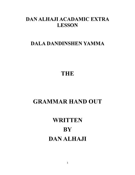 Handout Computer Networking Dan Alhaji Acadamic Extra Lesson Dala
