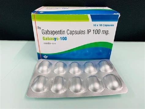 Gabapentine 100mg Gabapentin Capsules 100 Mg Prescription Treatment Psychiatric At Rs 14