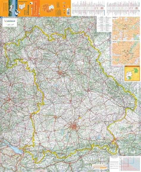 Germany South East And Bavaria Michelin Map 546 Buy Maps Of Germany Mapworld