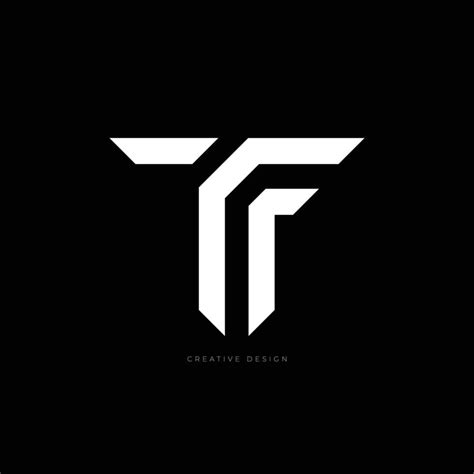 Tf Initial Letter Brand Logo Concept 55702093 Vector Art At Vecteezy