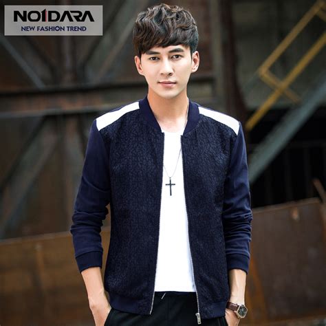 No1dara 2015秋季新款男装外套男夹克韩版修身青年jacket棒球服潮淘气夏夏5201314
