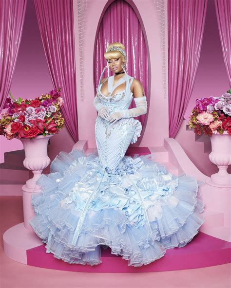 Nicki Minaj 2022 Blue Dress