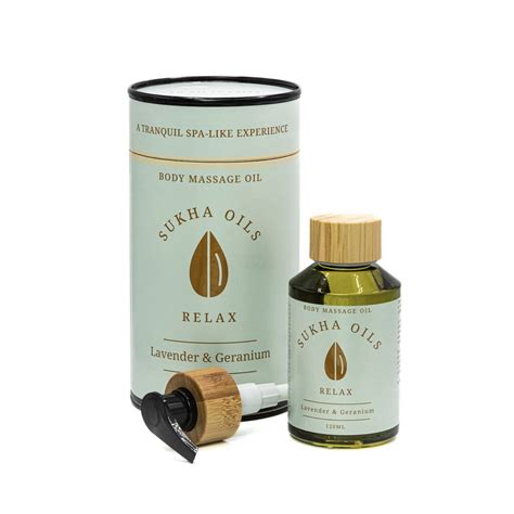 Relax Body Massage Oil 200ml By Sukha Oils Ltd