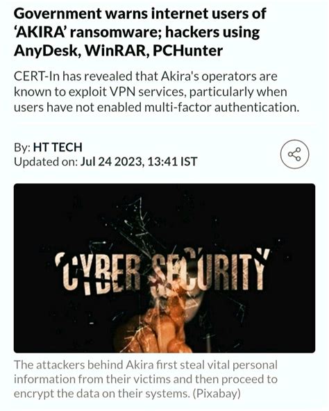 Jaleel Basha Shaik On Linkedin Akira Ransomware Anydesk Winrar