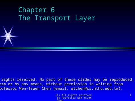Ppt C All Rights Reserved By Professor Wen Tsuen Chen 1 Chapter 6