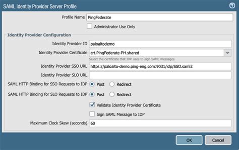 Configuring A Saml Integration With Pingfederate In Ngfw Use Cases