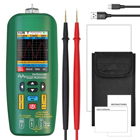 1pcs Handheld Oscilloscope Multimetercapacitance Diode Current Voltage