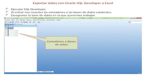 Exportar Datos Con Oracle Sql Developer A Excel Pptx Powerpoint