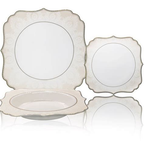 Studo 18 Piece Bone China Dinnerware Set By Brilliant Linen Chest