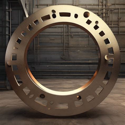 En8 Material Forged Flange Ring Hot Ring Rolling Process Annealing