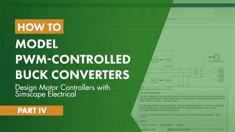 How To Model Pwm Controlled Buck Converters Bldc Control With Simulink Part 4 Youtube