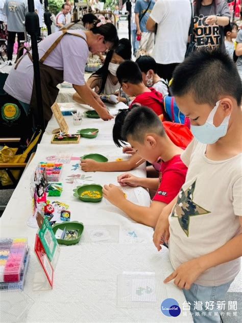 國際青年商會在大里藝術廣場 辦親子活動和園遊會