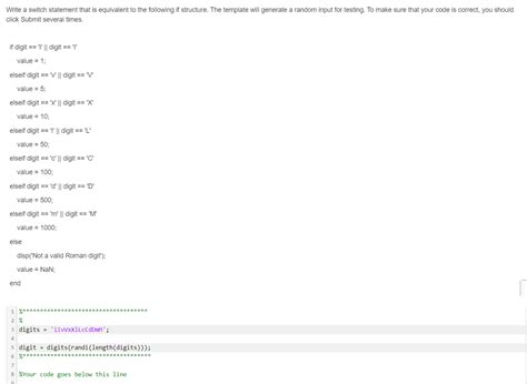Solved Write A Switch Statement That Is Equivalent To The Chegg