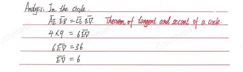 Solved In The Accompanying Diagram Of Circle O Chords Over Geometry