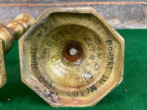 Solid Brass Candlestick Holders At Fernando Crawford Blog