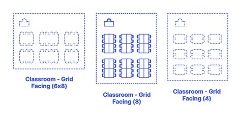 Classroom Grid Facing 8 Dimensions And Drawings