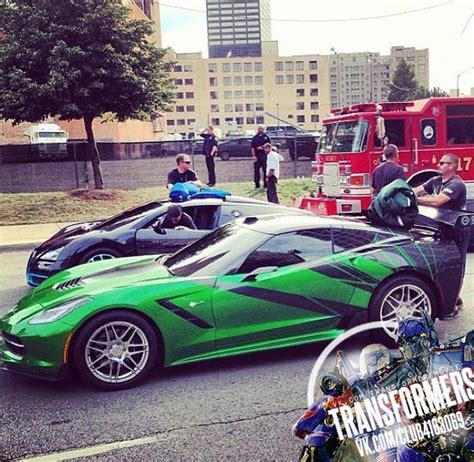 Transformers C7 Corvette Stingrays Spotted On The Set In Detroit Corvetteforum