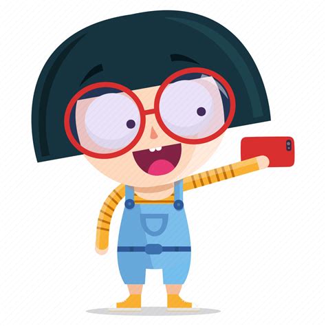 Emoji Emoticon Geek Girl Selfie Sticker Icon Download On Iconfinder