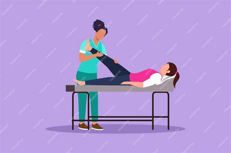 Premium Vector Character Flat Drawing Of Therapist Helping Woman