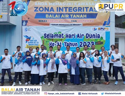 Hari Air Dunia XXXI Tahun 2023 Balai Air Tanah