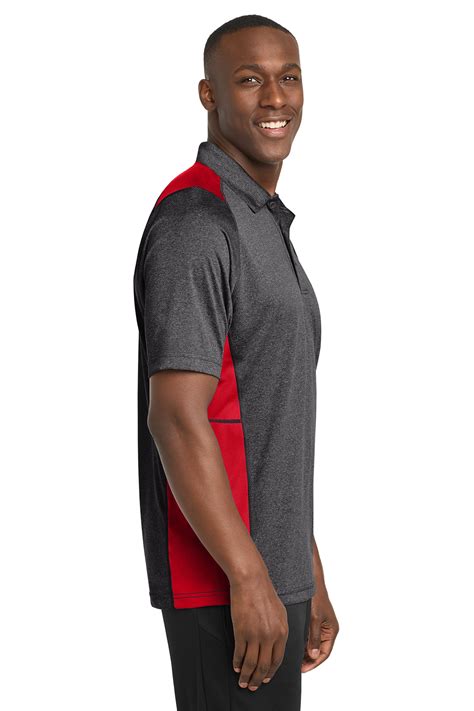 Sport Tek® Heather Colorblock Contender™ Polo Curran Apparel